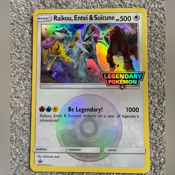 Pokemon | Other | Rare Raikou Entei And Suicune Legendary Pokmon | Poshmark